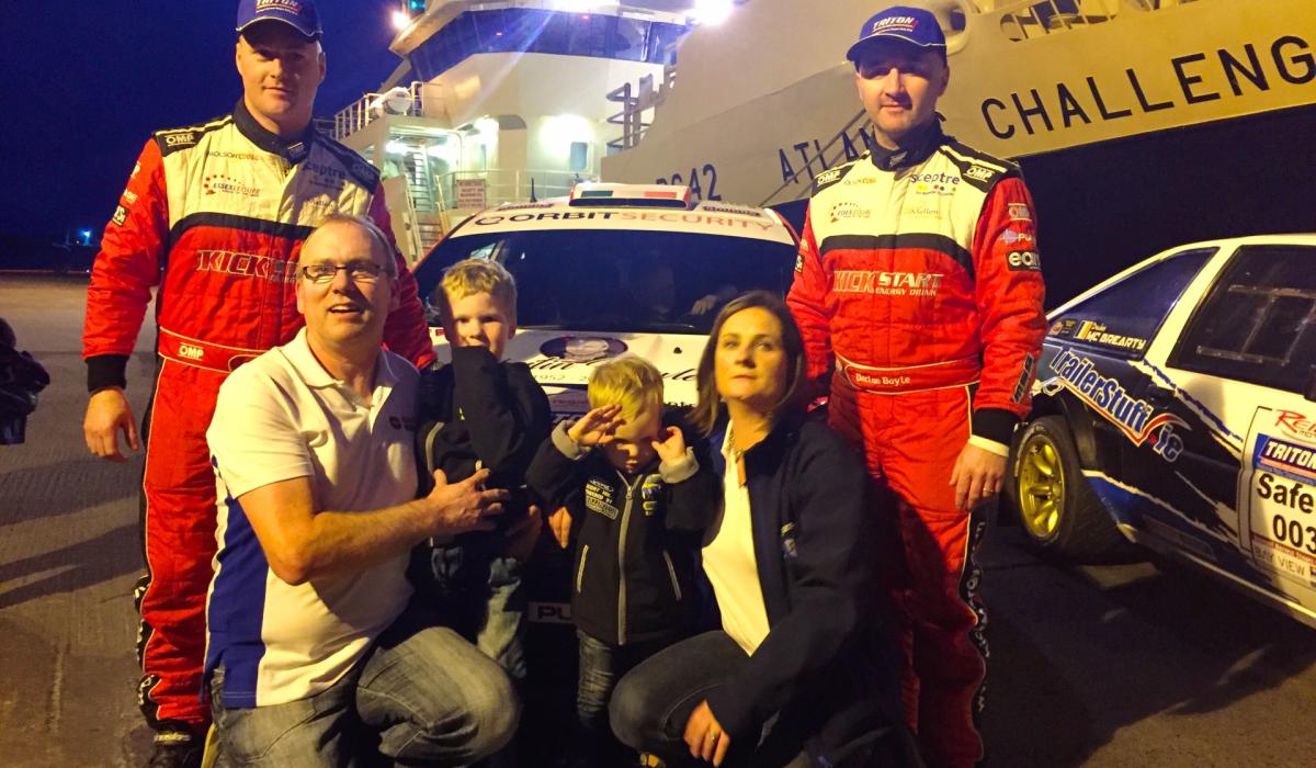 Declan Boyle and Brian Boyle take their Fiesta WRC to a 'start-to ...