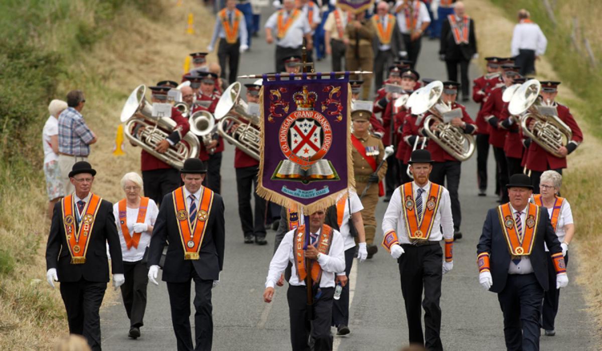 Huge crowds in Rossnowlagh for 12th Orange Parade - Donegal Live