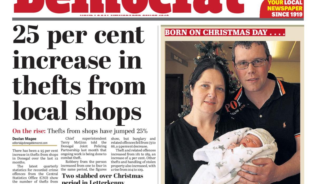 A look at Thursday's Donegal Democrat Front Page - Donegal Live