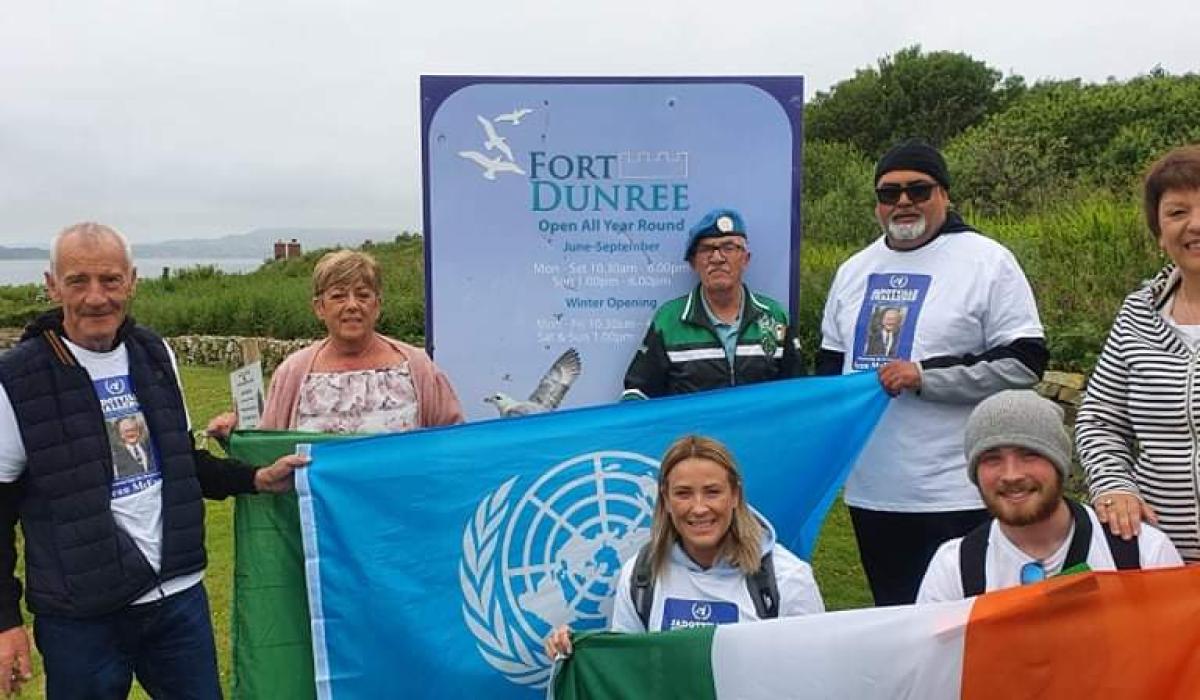 Relatives of Jadotville Tigers set off from Fort Dunree - Donegal Live