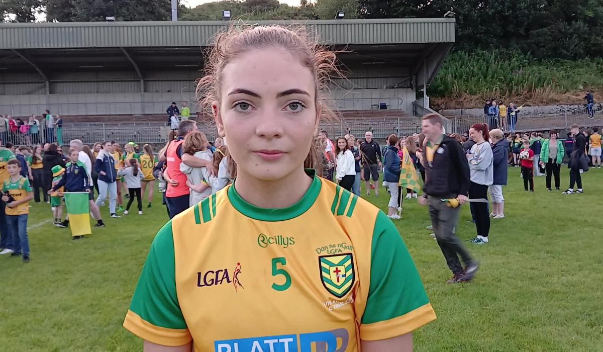 Watch: Donegal U-16 All-Ireland winning captain Laura Boyle - Donegal Live