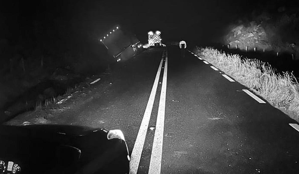 Lorry goes off road between Termon and Creeslough - Donegal Live