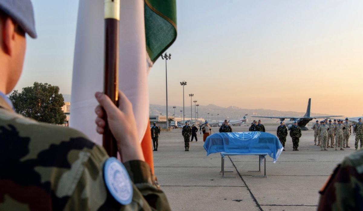 Body of Private Seán Rooney leaves for Ireland after comrades pay ...