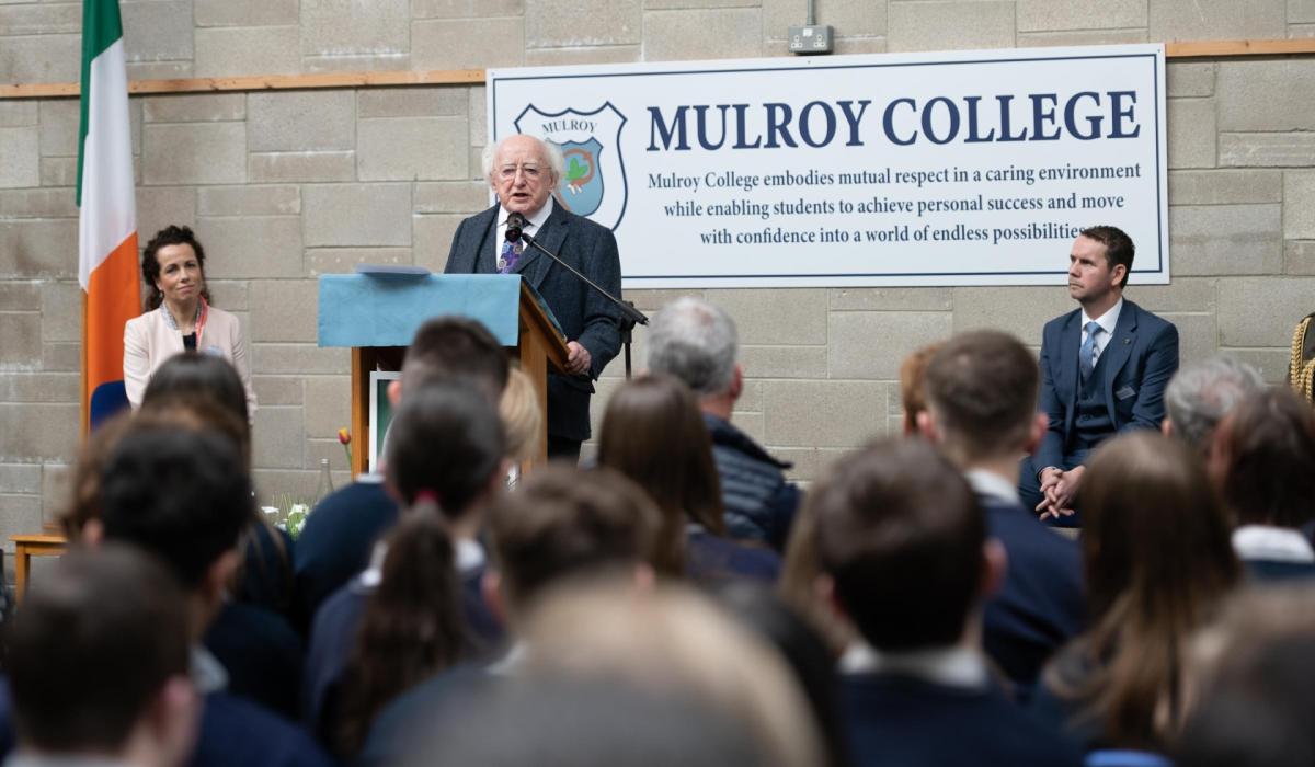 President Higgins pays tribute to the tenacity and courage of students ...