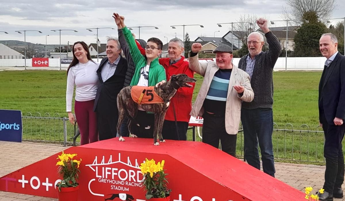 Cheers in the air as the traps finally reopen at Lifford Greyhound ...
