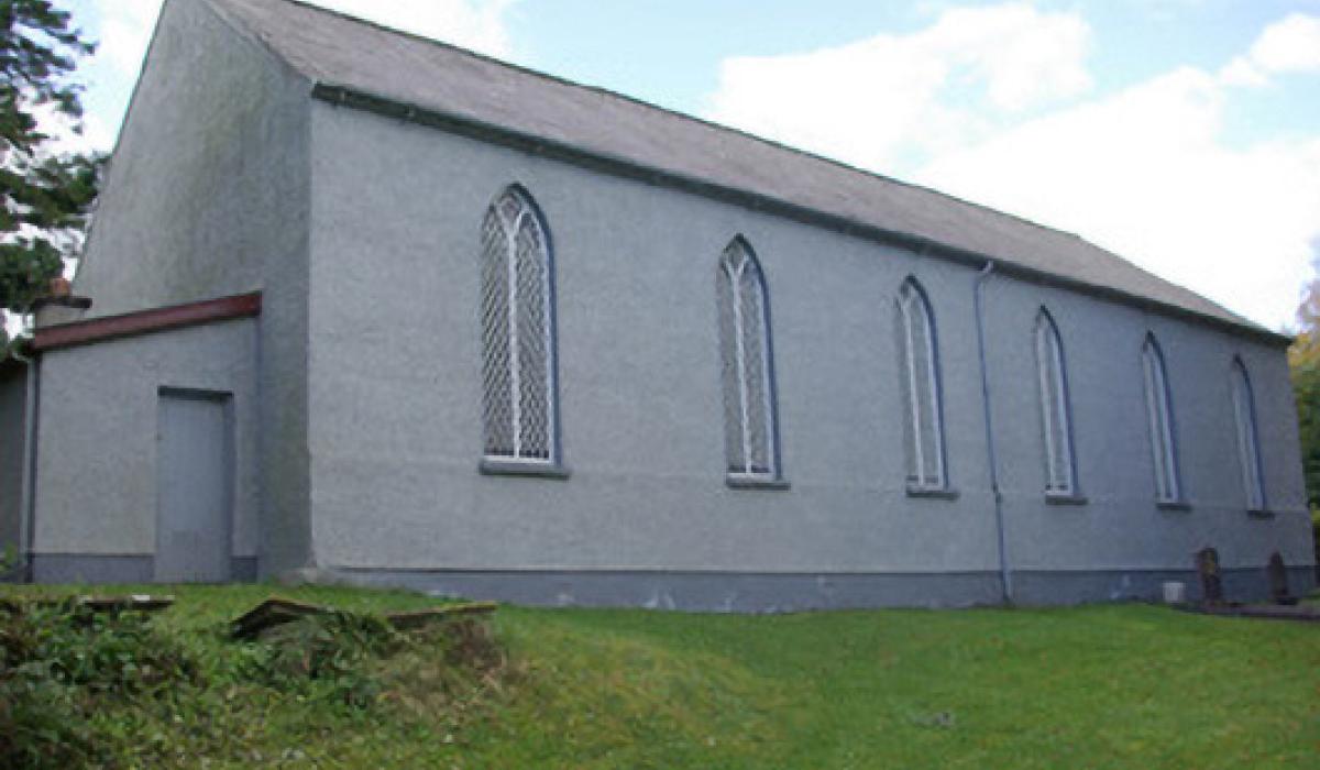 Roof smashed in at portacabin beside Presbyterian Church in Convoy ...