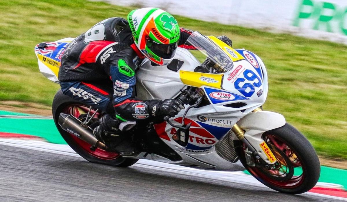 Double podium at Thruxton for 'Smiling Assassin' Rhys Irwin - Donegal Live