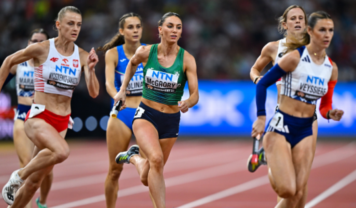 Kelly McGrory and Irish 4x400m relay eighth in the world - Donegal Live