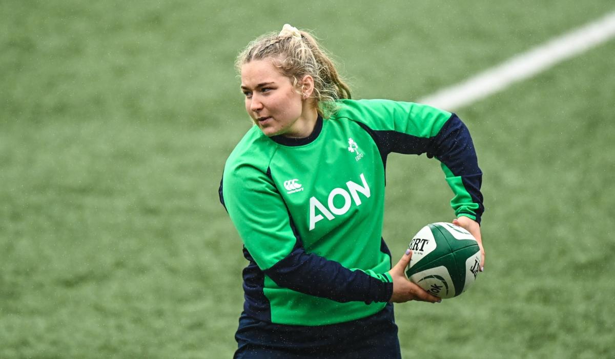 Sadhbh McGrath plays for Ireland as they lose out to France in Six ...