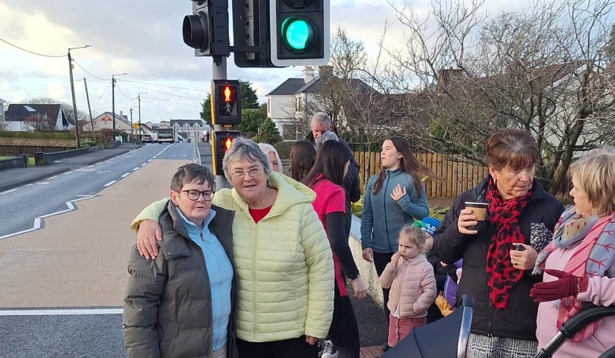 Local residents perform the honours as Dungloe traffic lights get ...