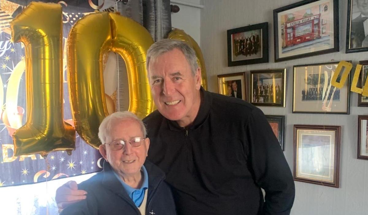 Packie Bonner drops by as 'great man' Charlie O’Leary celebrates 100th ...