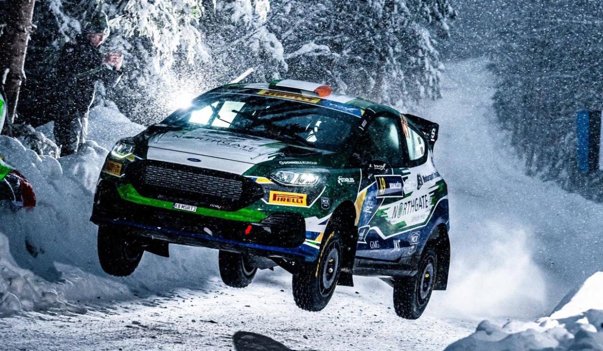 Ice cool Eamonn Kelly third Junior WRC in the snow at Rally Sweden ...