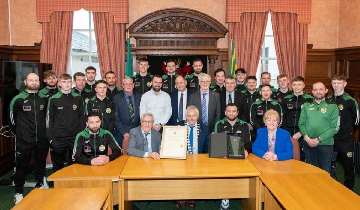 In Pictures: Cockhill Celtic honoured with civic reception at County ...