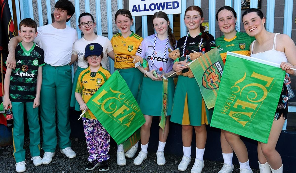 In pictures: Donegal supporters get behind their team at Ulster LGFA ...