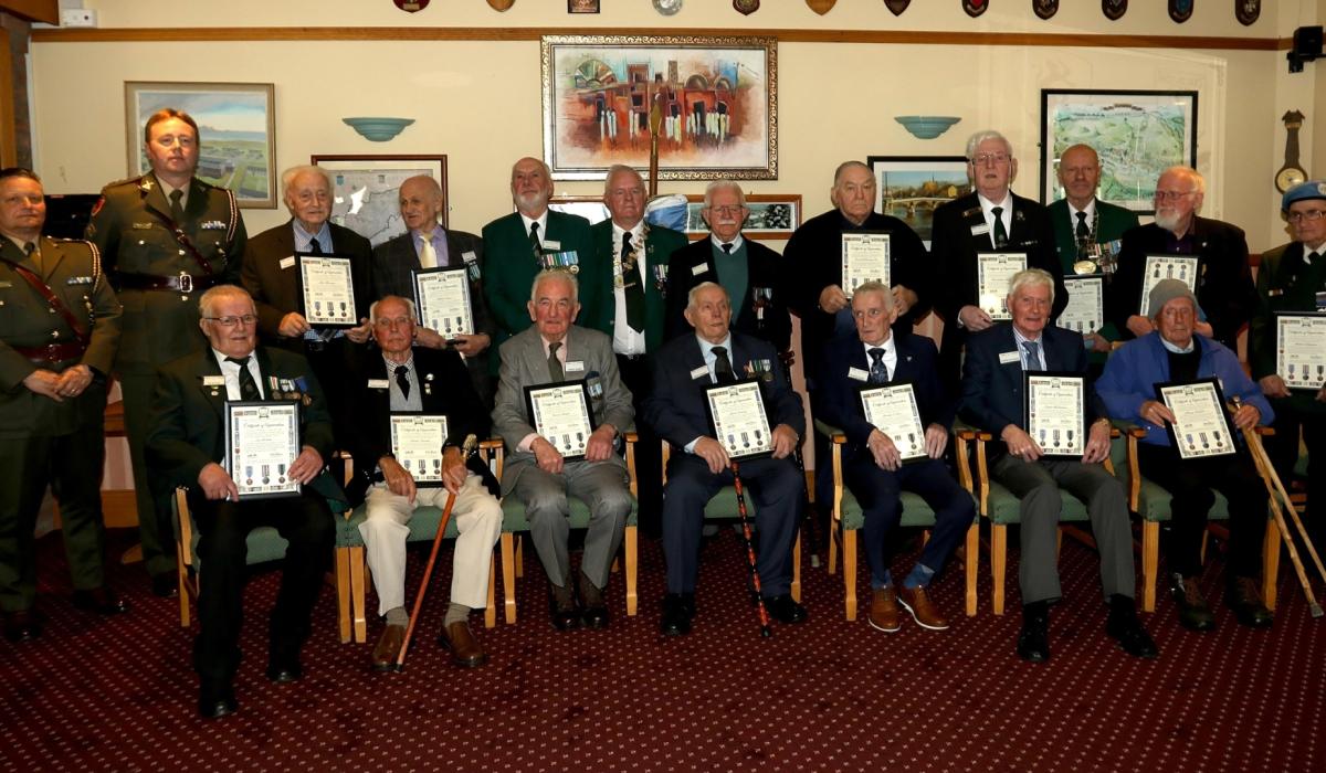 Congo UN peacekeeper veterans honoured at special event in Finner Camp ...