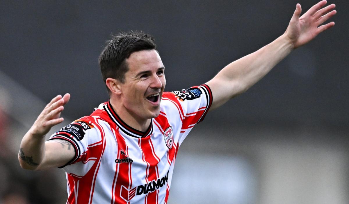 Ciaran Coll nets rare goal, but a landmark one for Derry City - Donegal ...