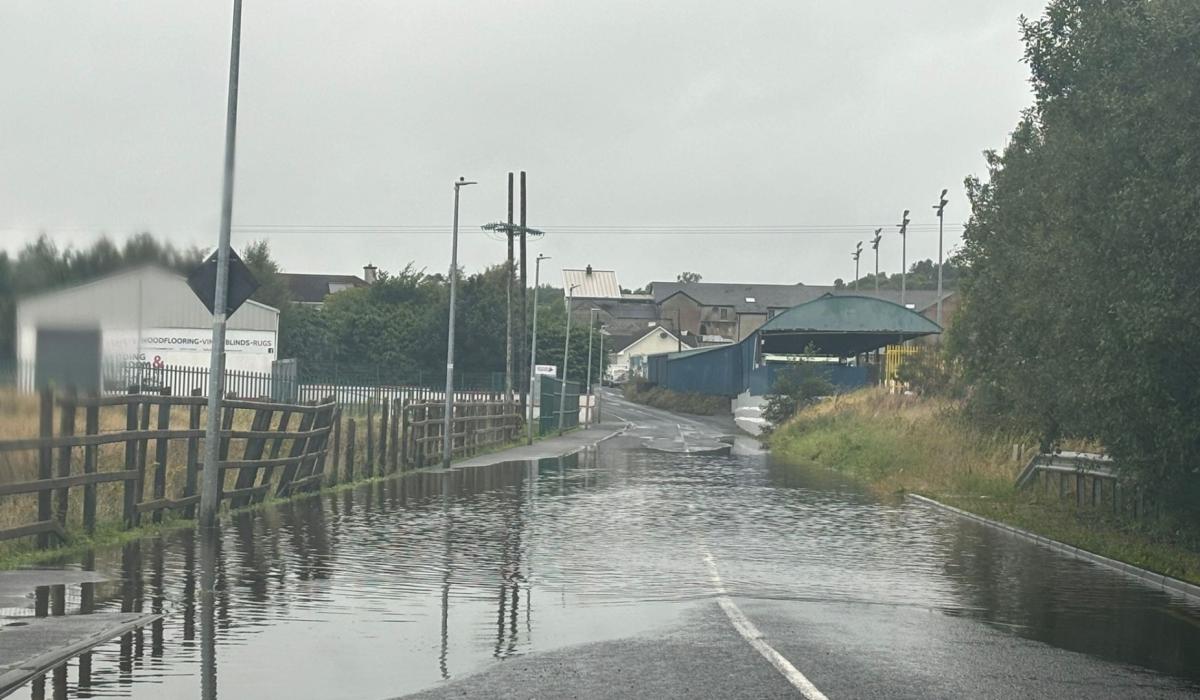Large quantities of surface water in Donegal following persistent rain ...