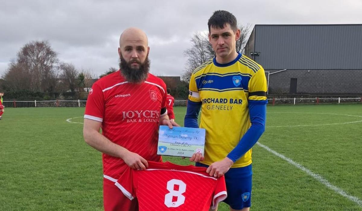 Carndonagh FC pays emotional tribute to late player Tiernan Doherty ...