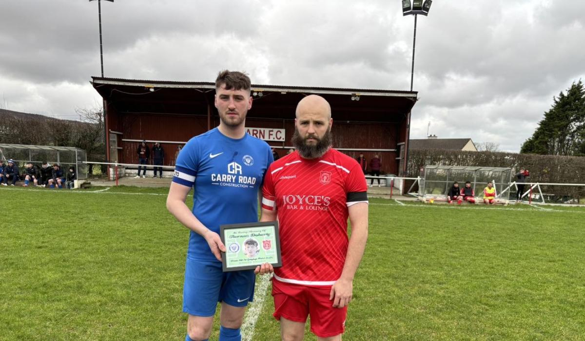 QPS honour late Carn FC player Tiernan Doherty with a heartfelt tribute ...