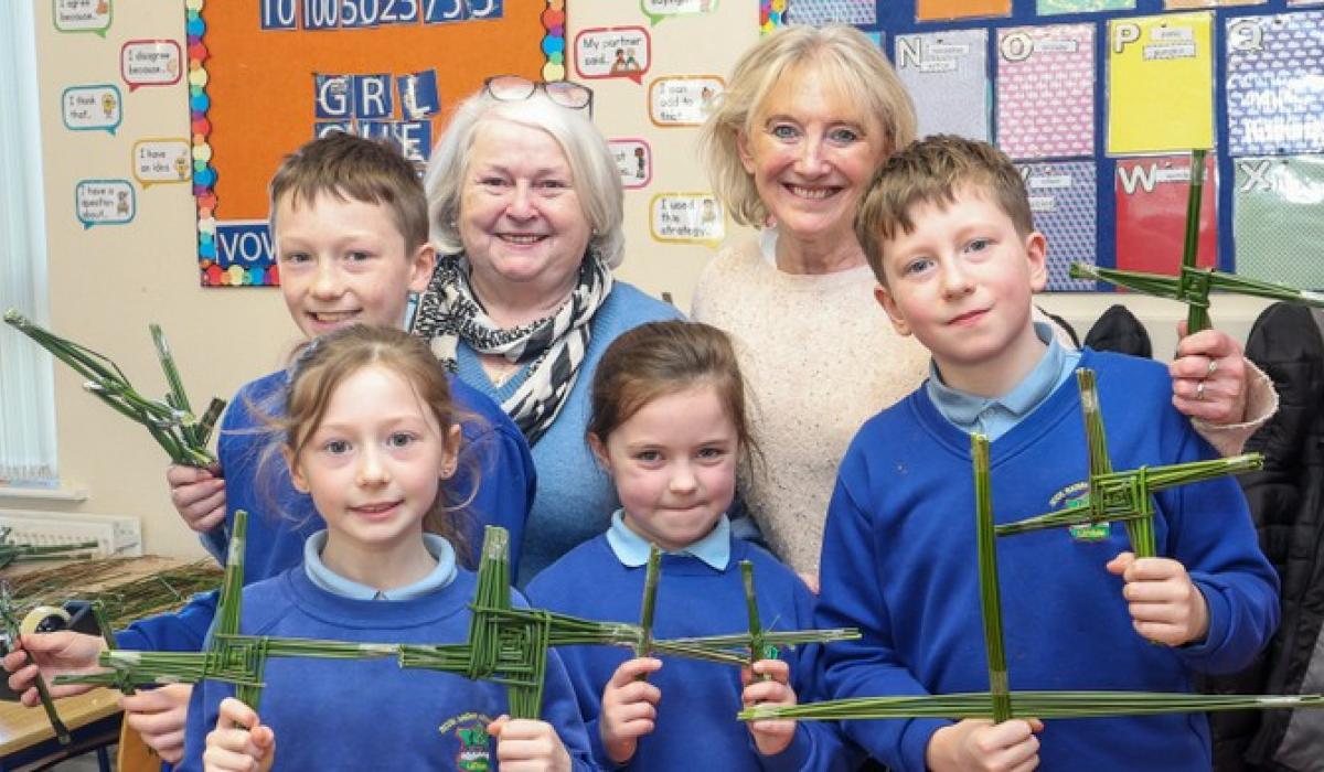 In Pictures: Generations come together to make St Brigid's crosses in ...