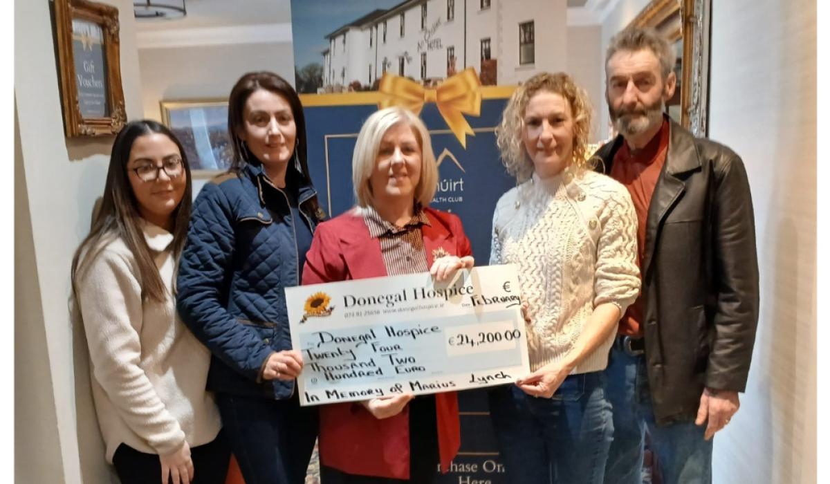 Marius Lynch memorial fundraiser in Gweedore raises €24,000 for Donegal Hospice - Donegal Live