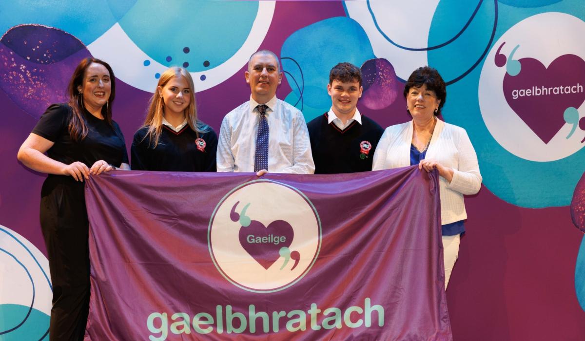 Rosses Community School students flying the flag for the Irish language ...