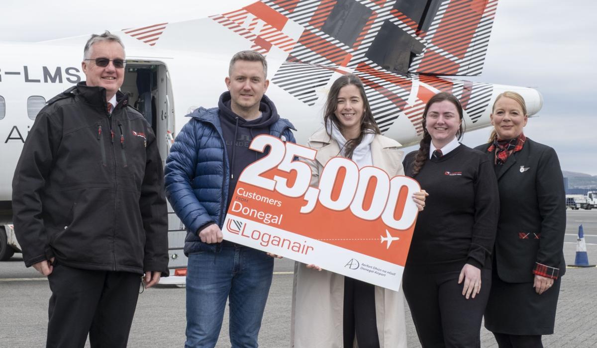 Loganair celebrates 25,000 customer milestone at Donegal Airport ...