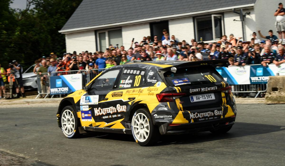 Declan Boyle leading close family battle at Donegal Rally - Donegal Live