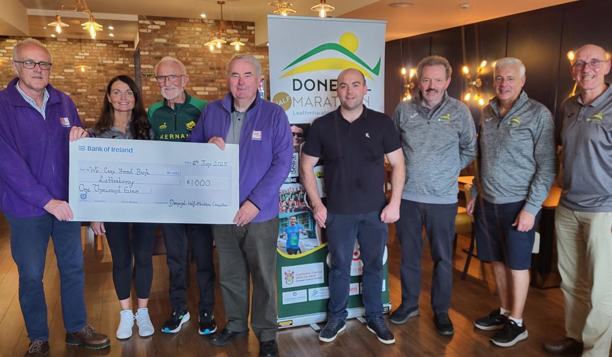 Donegal Half Marathon committee presents €2,000 to charity groups ...