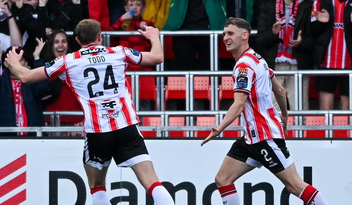 Donegal pair Ronan Boyce and Sam Todd hit the net for Derry City ...