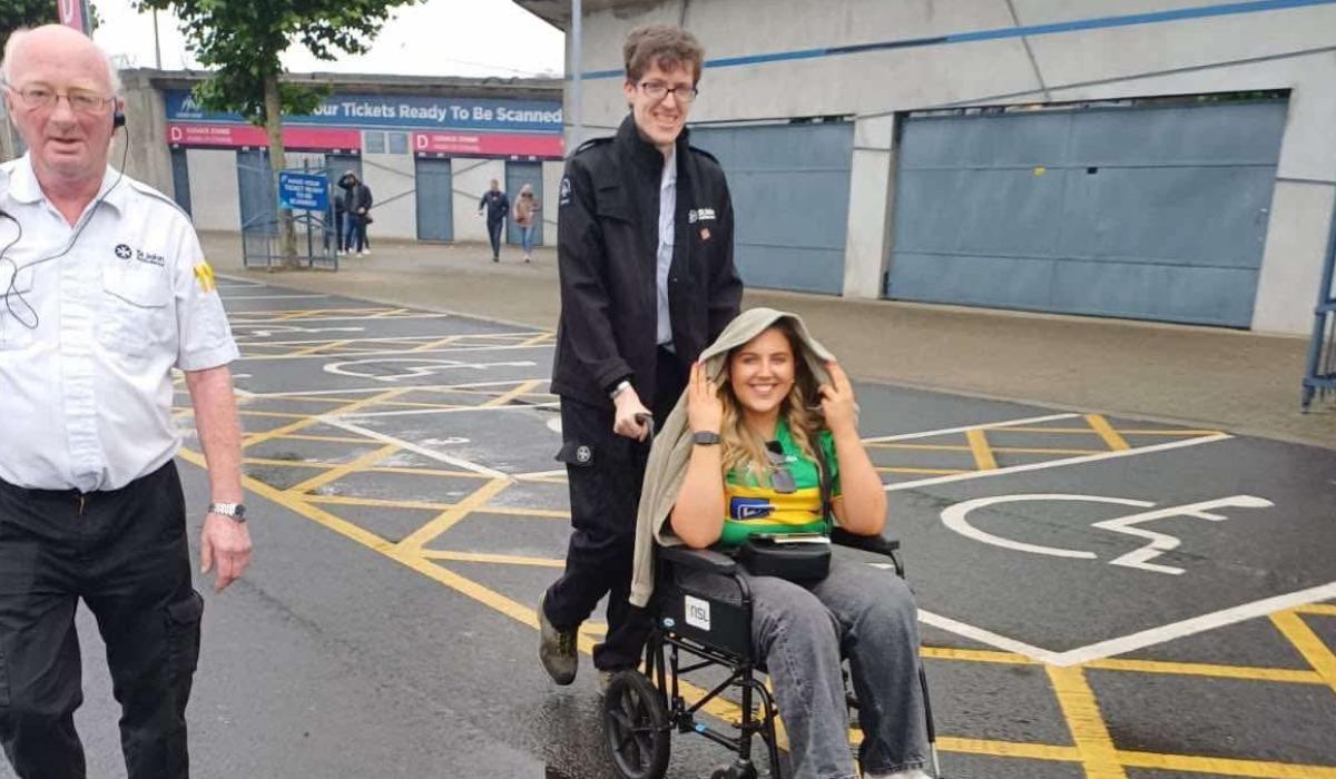 Unlucky break as Donegal fan suffers broken foot celebrating Langan's ...