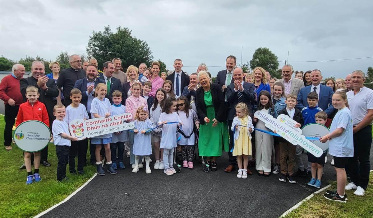 Scoil Naomh Múra in Tooban opens its new inclusive walking and running ...