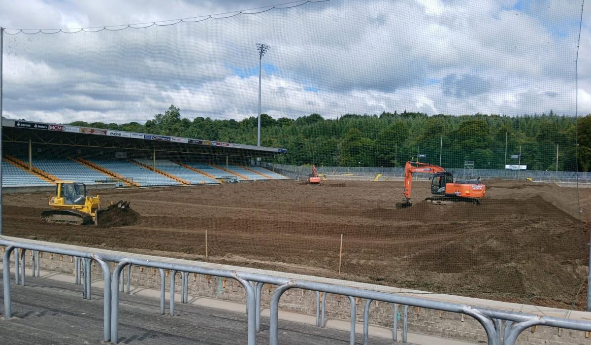 Diggers move in to lay new pitch at MacCumhaill Park in Ballybofey ...