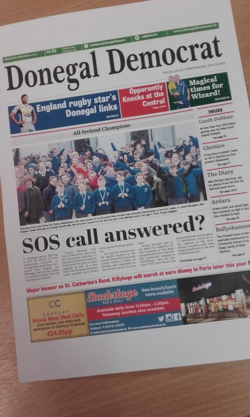 In this week’s Donegal Democrat - Donegal Live