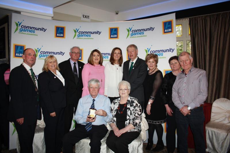 Community Games Jubilee Awards presentation - Michael Crossan presented ...