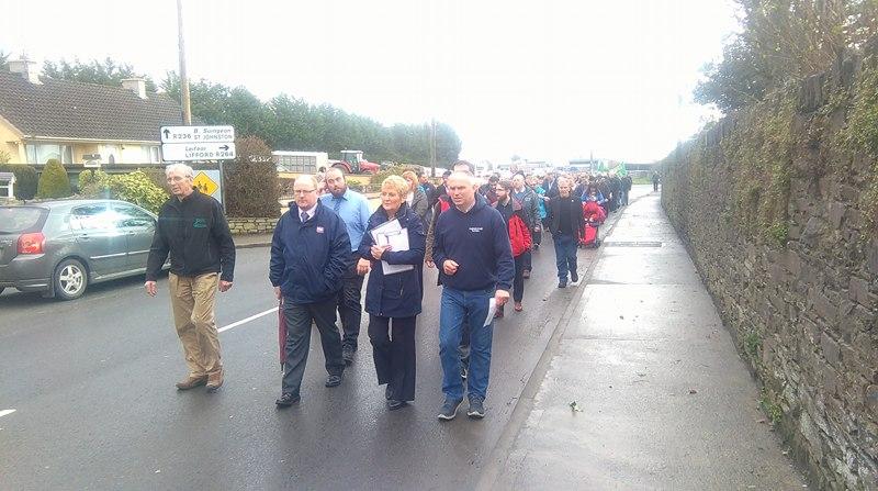 LATEST: Over 100 attended Raphoe bank protest march this morning ...