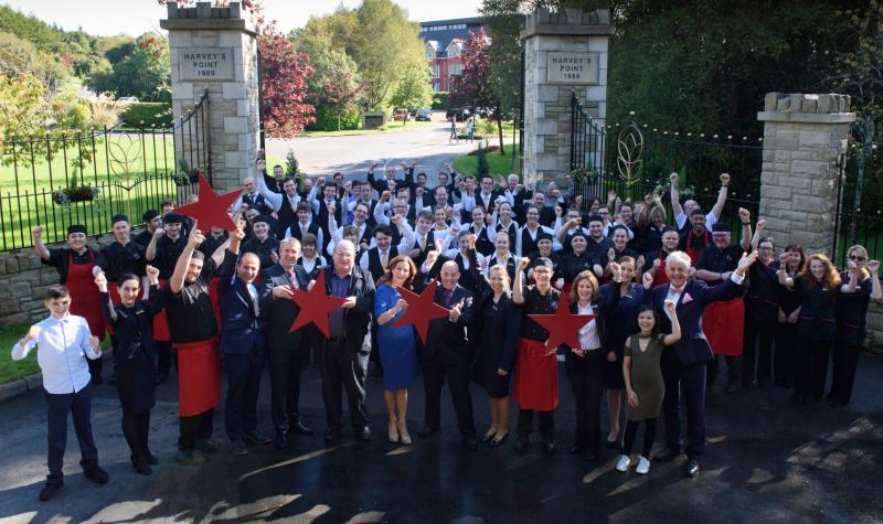 Donegal hotel Harvey's Point celebrates coveted AA Red star Award ...