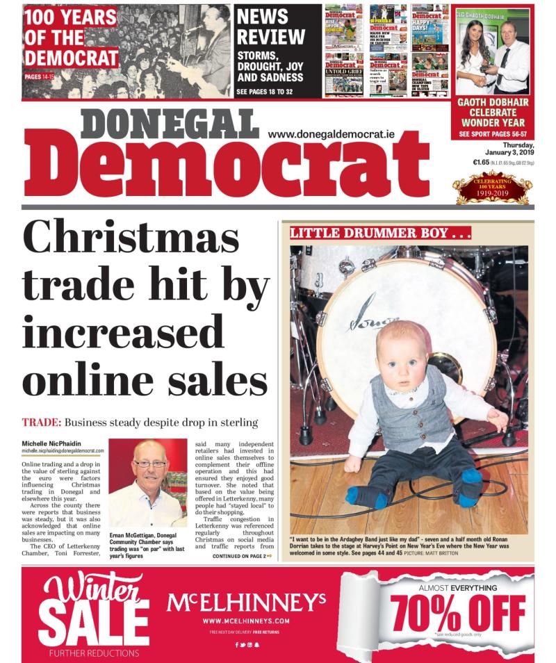 Thursday's Donegal Democrat front page - Donegal Live