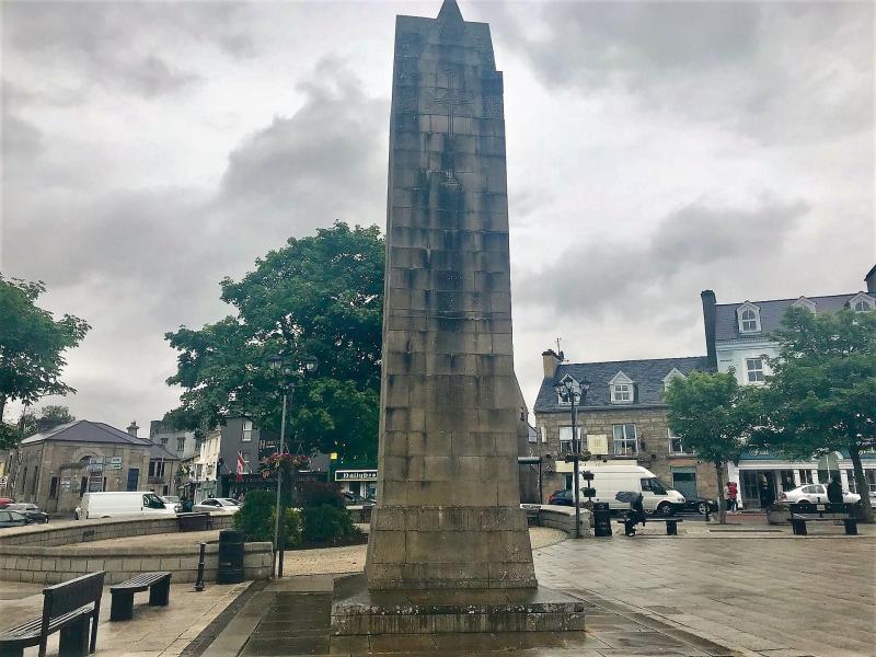 Landmark monument in Donegal town to be cleaned and repaired - Donegal Live