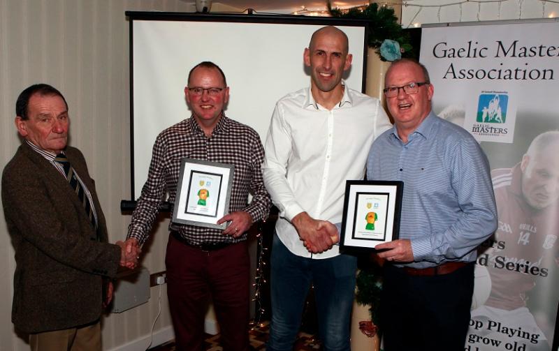 Donegal GAA Masters are presented with their All-Ireland medals ...