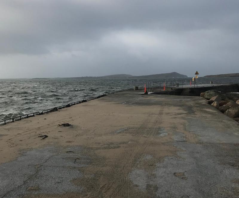 Boulder removed from Port Arthur pier in Gaoth Dobhair - Donegal Live
