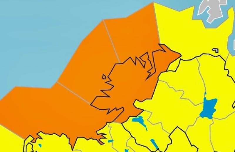 Orange Wind alert for Donegal as Storm Elin approaches - Donegal Live