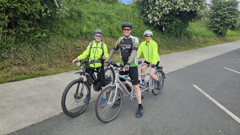 Blind Buncrana adventurer Jennifer Doherty cycling the length of ...