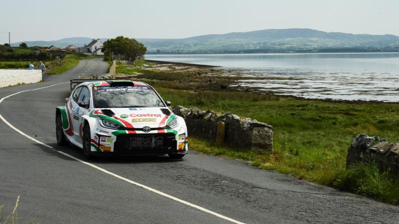 Meirion Evans goes fastest to cut the gap by eight seconds on Callum ...