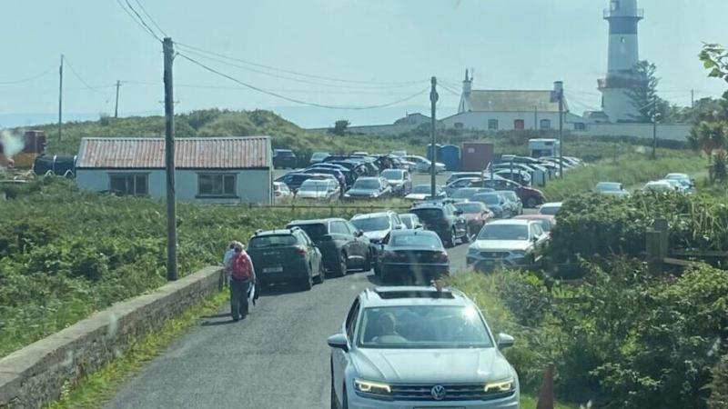 Illegal parking causes chaos at Shroove Beach once again - Donegal Live