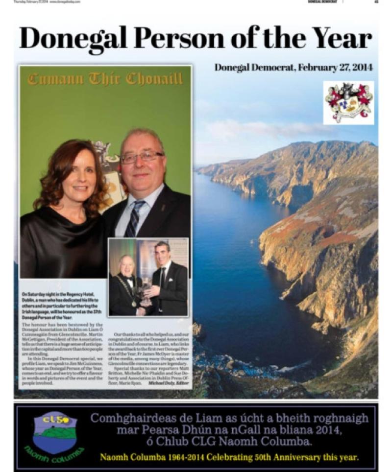 Donegal Person of the Year Special in the Donegal Democrat - Donegal Live