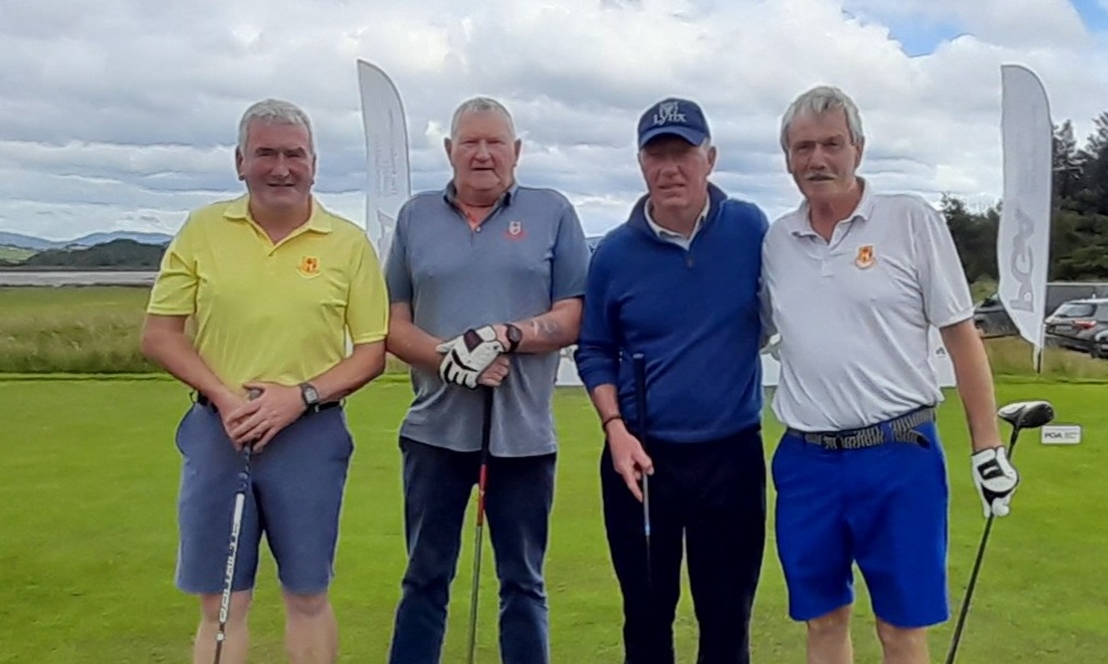 Joint winners of first ever Pro-Am hosted by Donegal Golf Club, Murvagh ...