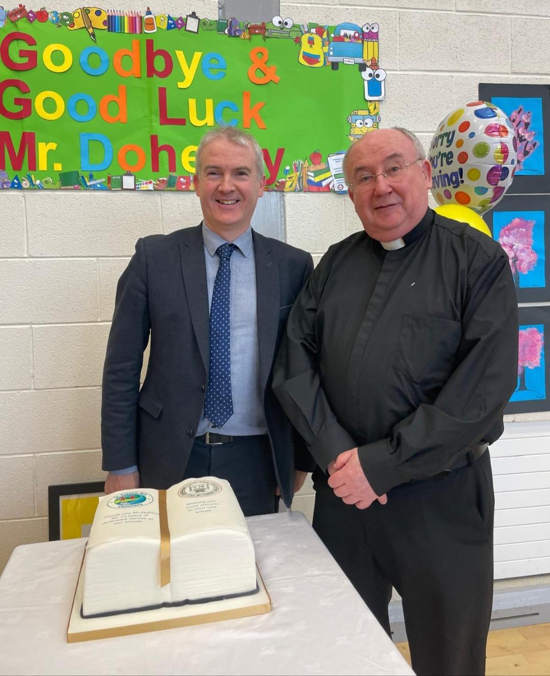 In pictures: William Doherty takes over as principal of St Oran’s NS ...