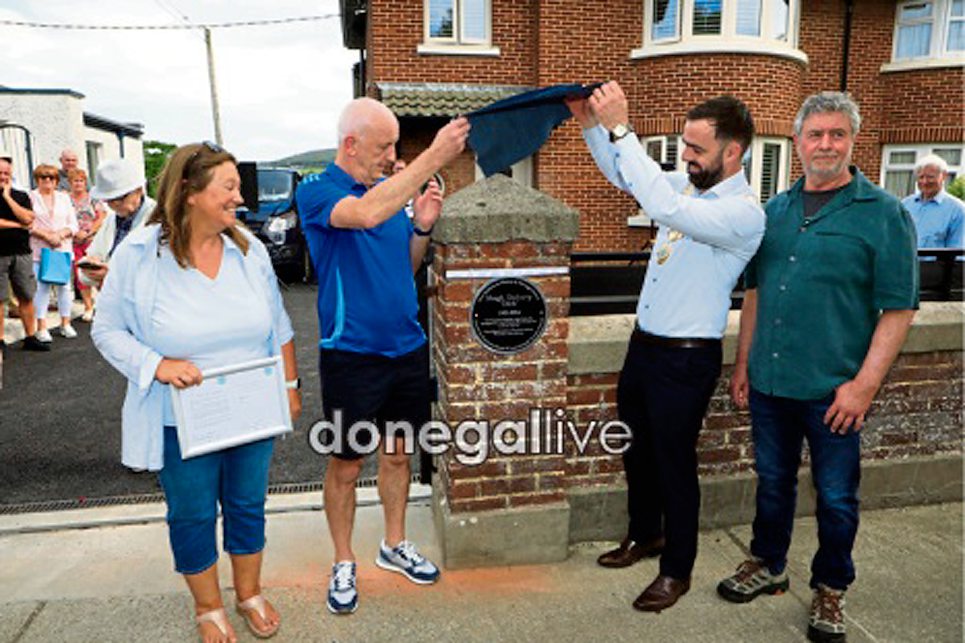 In pictures: Unveiling of Buncrana plaque for Hugh 'Dick' Doherty ...
